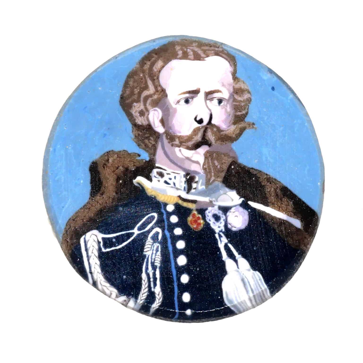 GB. Franchini, King V. Emanuele II Murrina, Murano-Venezia 1860 ...